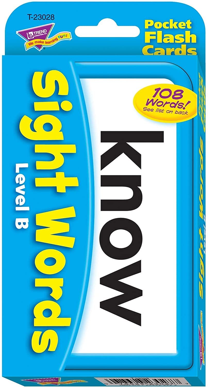 FLASH CARDS SIGHT WORD B – ABC School Supply