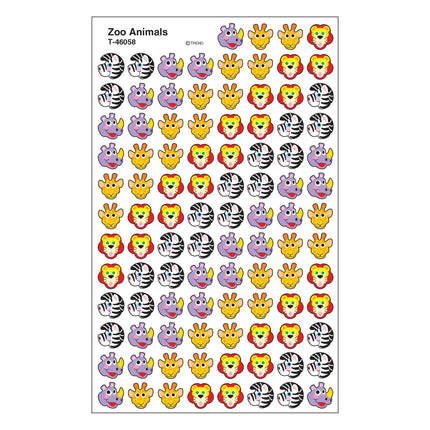 STICKERS ZOO ANIMALS – ABC School Supply