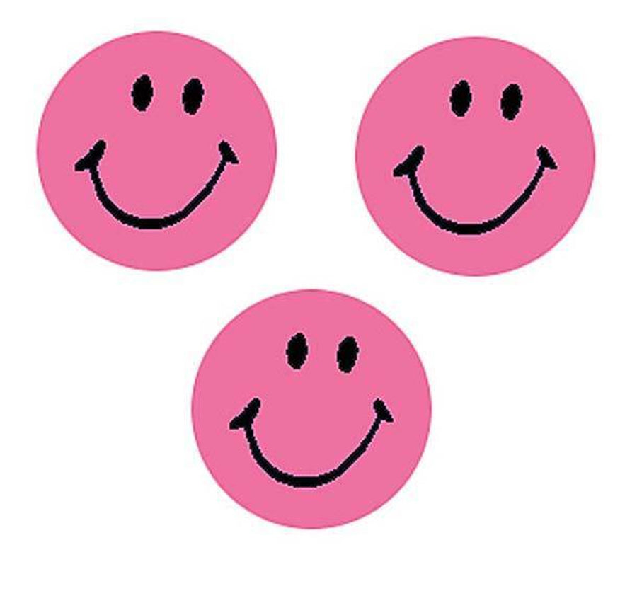 STICKERS NEON PINK SMILES – ABC School Supply