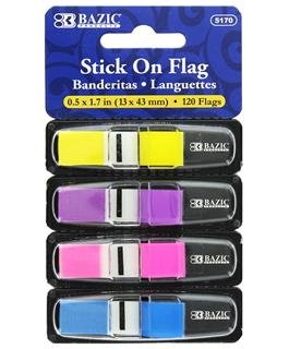 BANDERITAS NEON COLOR CODING PACK BAZIC – ABC School Supply